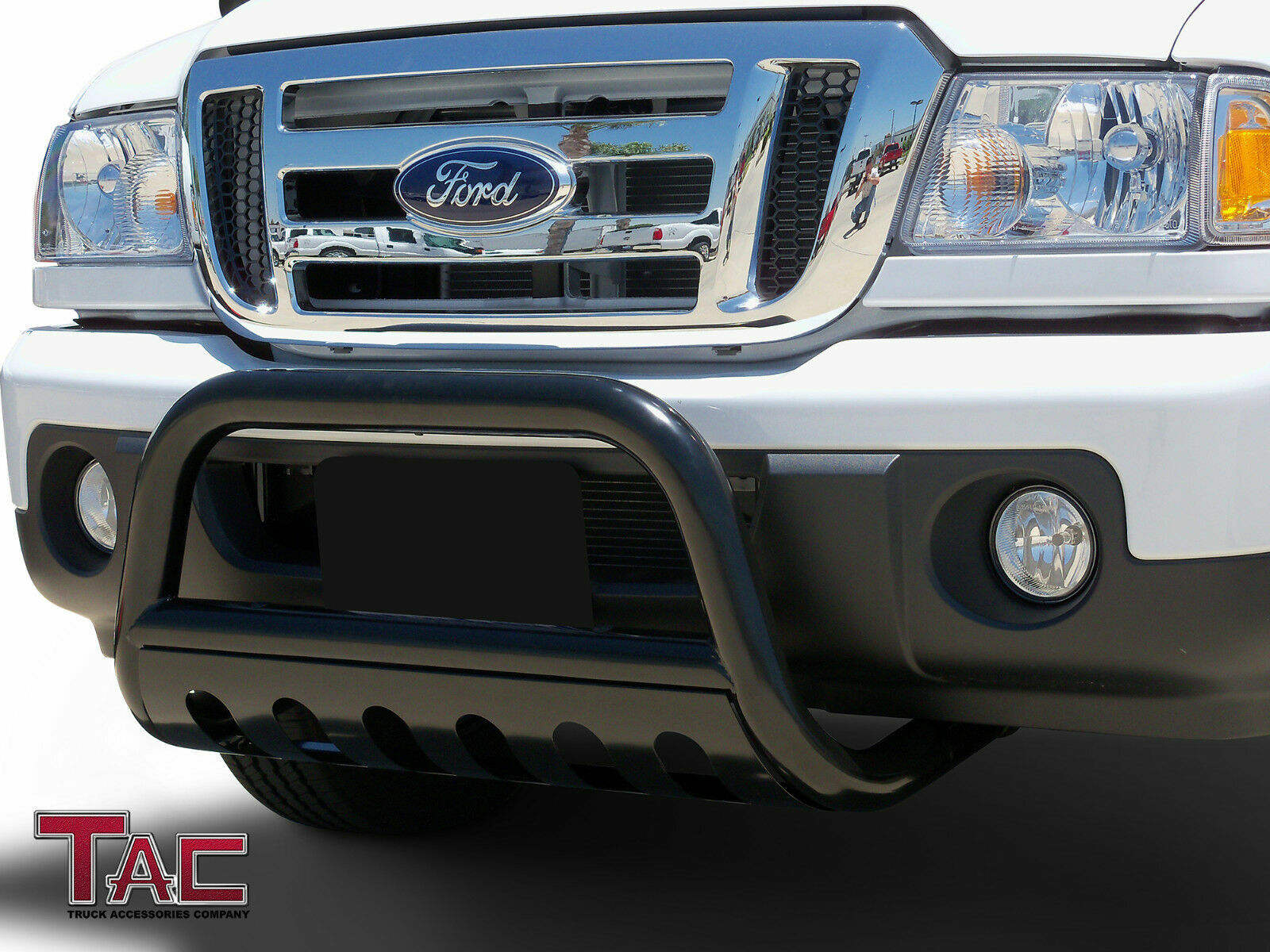 For 1998-2012 Ford Ranger 2.5" Black Bull Bar Brush Grille Guard Front ...