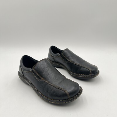 Born Boc Concept Shoes Women’s 6M Black Leather Casual Slip On | eBay