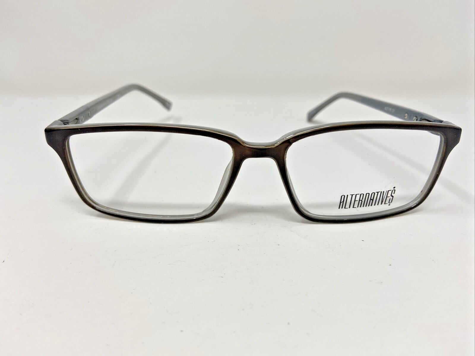 ALTERNATIVES Eyeglasses Frames ALT-76 1 55-16-140 Brown Full Rim OI86 ...