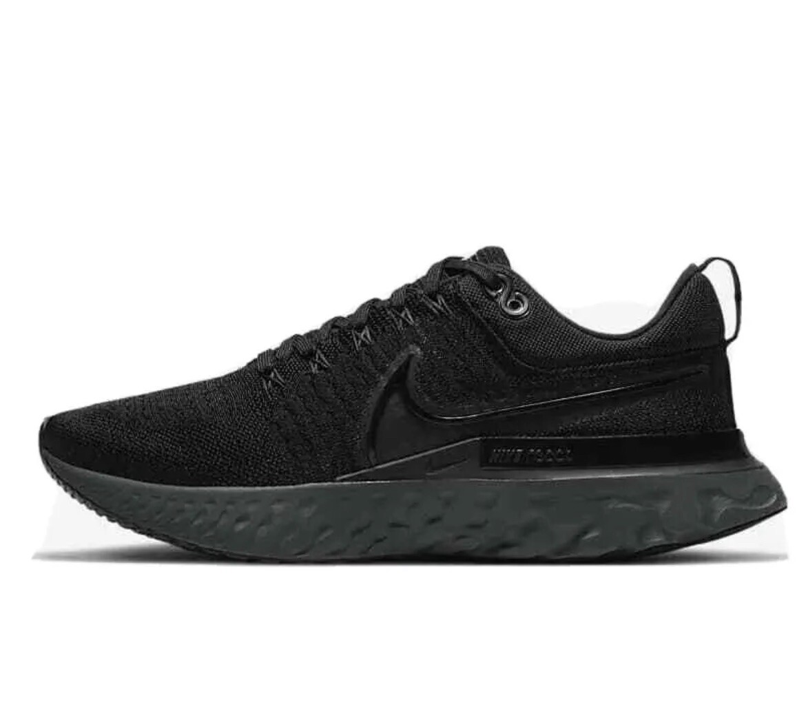 NIKE REACT INFINITY FLYKNIT 2 FLYWIRE FK Triple Black MENS 14 UK 13 EU ...