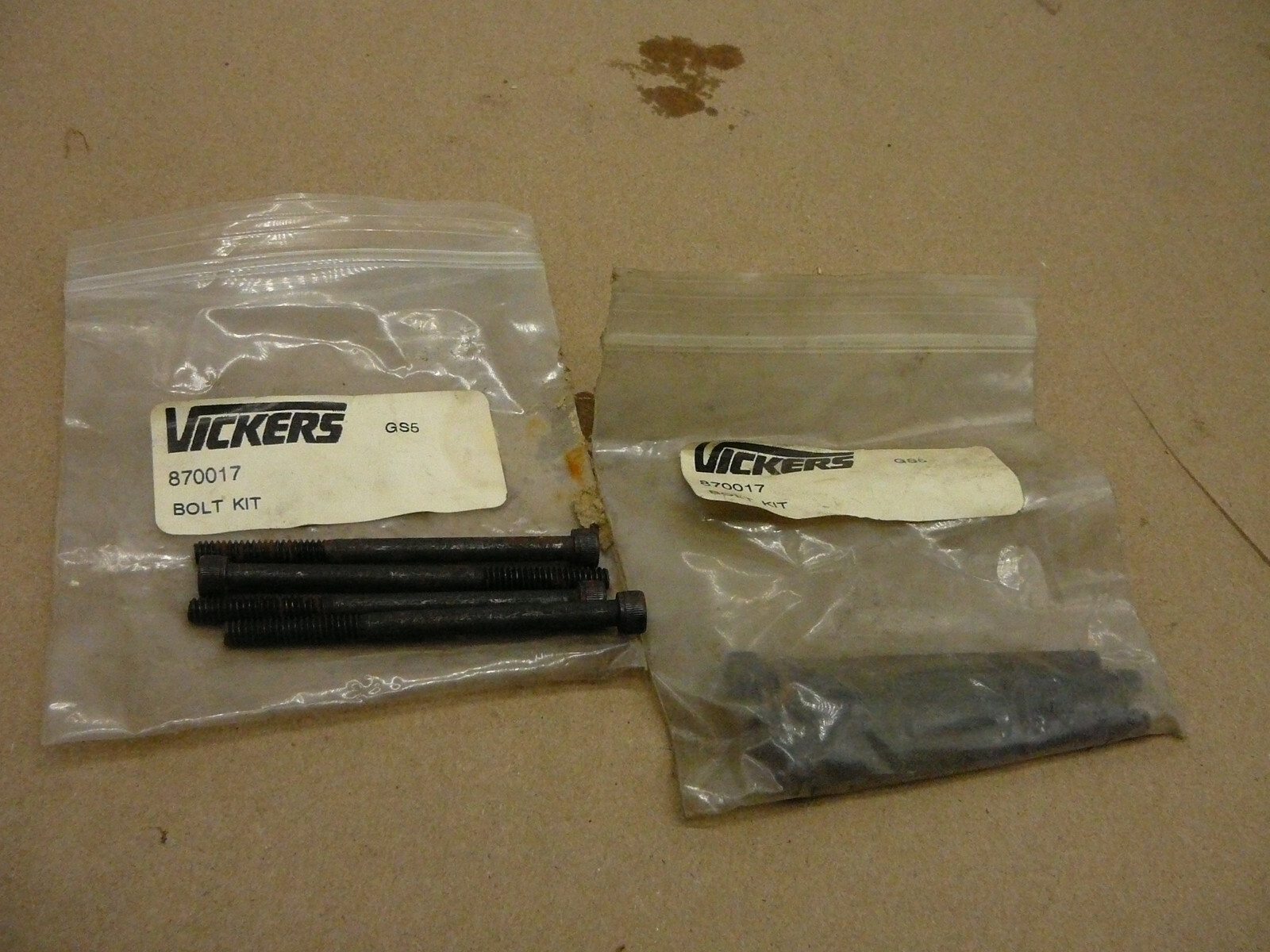 LOT OF 2 VICKERS BOLT KITS 870017 | eBay
