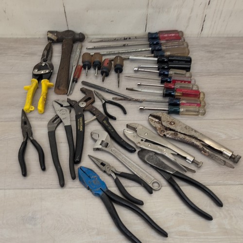 Lot Of 31 Craftsman USA Made Mixed Hand Tools - Screwdrivers, Pliers ...