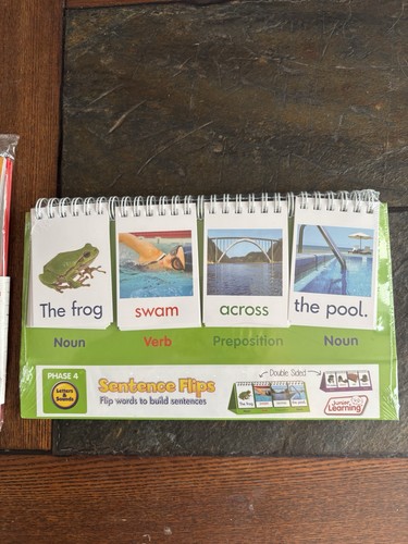 Junior Learning Sentence Flips Flash cards For Preschool Kids ...