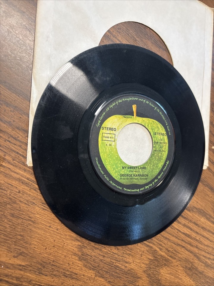 George Harrison My Sweet Lord / Isn’t It A Pity 7” 45 RPM Keep A/C ...
