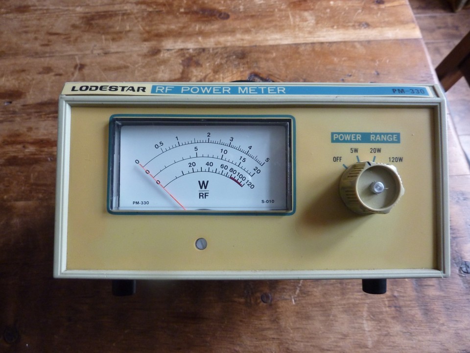 Lodestar PM330 RF Power Meter 120 Watts ( hf vhf uhf ) for HAM RADIO ...