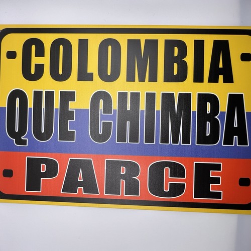 Vintage Colombia "Colombia Que Chimba Parce" 20x 28 cm (New) | eBay
