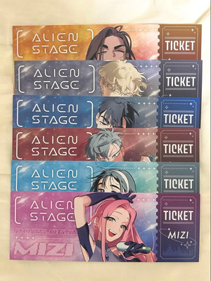 Alien Stage animate special ticket-style card set From Japan New Free ...