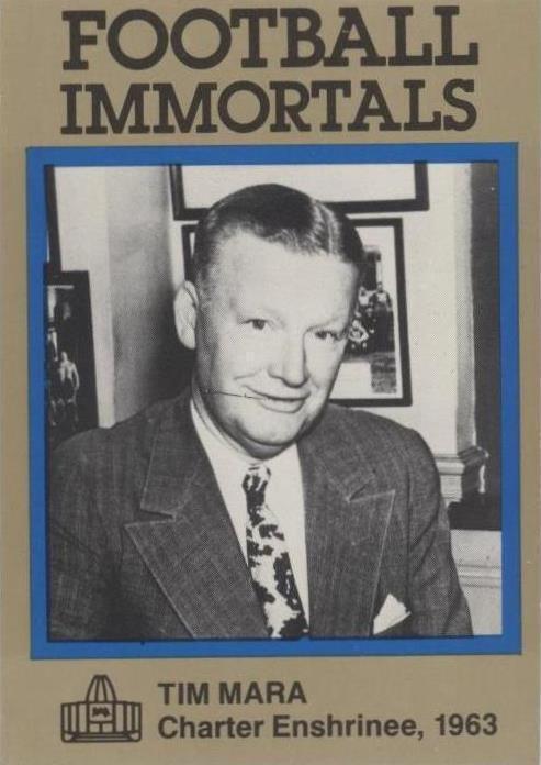 1985-88 Football Immortals - Tim Mara #74 (RC) for sale online | eBay
