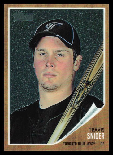 2011 Topps Heritage Travis Snider Chrome #'d /1962 C17 Toronto Blue ...