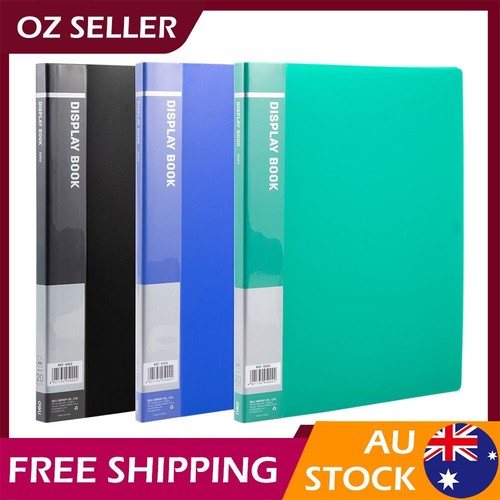Deli A4 Display Book Folders Presentation Binder PP Document File ...