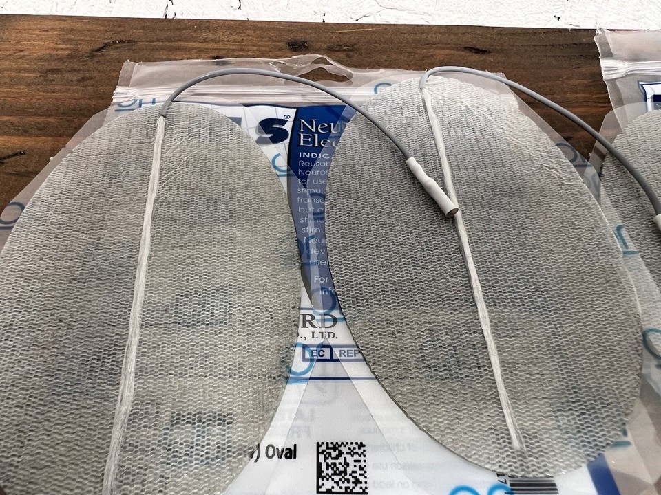 PALS Platinum Neurostimulation Electrodes 3in X 5in - Comes with 4 ...