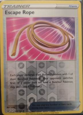 Escape Rope 125/163 Reverse Holo Pokémon Battle Styles | eBay
