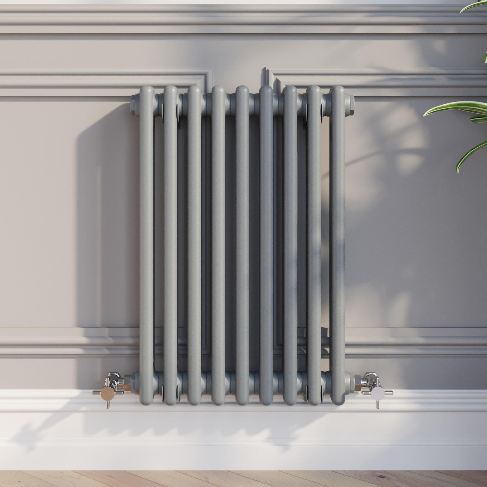 Traditional Colosseum Horizontal Double Bar Column Radiator 600x425mm ...