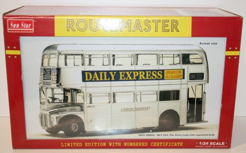 SunStar 1/24 Scale 2903 Routemaster Bus Daily Express RM664 WLT 664 ...