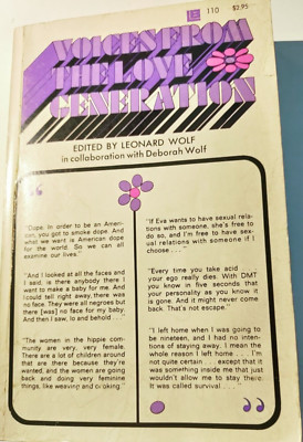 Voices From the Love Generation Leonard Wolf (ed) 1968 Paperback. | eBay