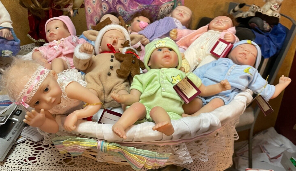 The Ashton Drake Galleries "Real Touch Dolls" Lot Of 11 Collection NEW ...