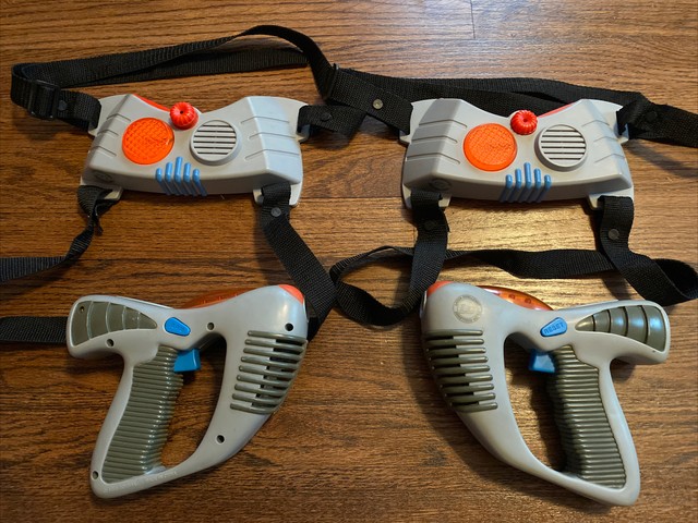 Laser Challenge Team Force Set The Ultimate Lazer Tag Game 1996 Toymax ...