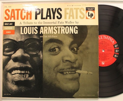 Louis Armstrong First Pressing Lp Satch Plays Fats On Columbia - Vg++ ...