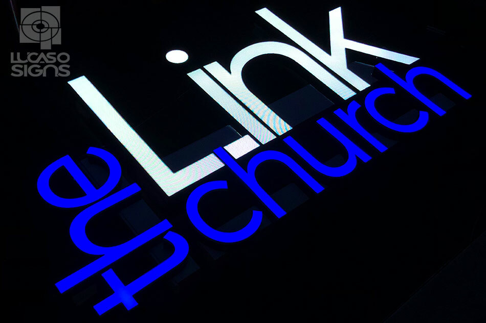 Storefront custom Illuminated Signs led letters translucent Channel ...