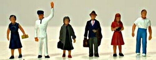 HO Scale Model Power Figures GOING TO THE TRAIN 6 PIECES Item #5724 | eBay