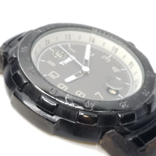 TIMEX EXPEDITION 43mm WR 100m Gray Dial Date Stainless Steel Watch | eBay