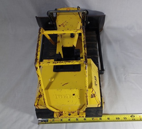 Vintage Mighty Tonka Dozer T9 Steel Toy Bulldozer 17" | eBay
