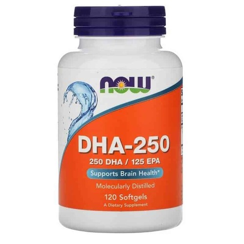 NOW FOODS DHA-250 (Supports Brain Health) 120 Softgels | eBay