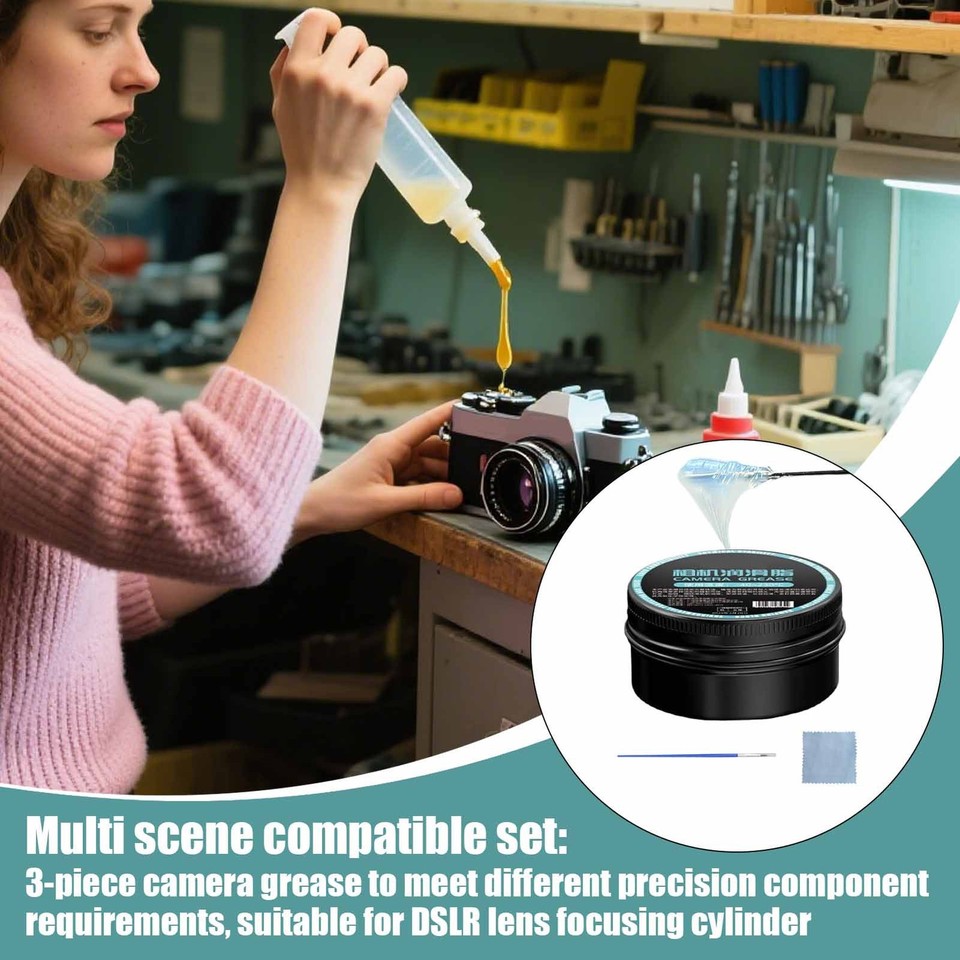 Optical Grease 30g Lens Grease Household Lube Focusing Tube Lubricant ...