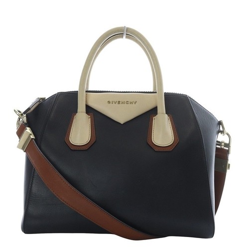 Givenchy Antigona 2WAY Bag Handbag Shoulder Bag One Shoulder Leather Black YO1 S | eBay