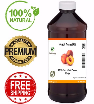 Peach Kernel Oil - 100% Pure Natural Cold Pressed Premium Grade A ...