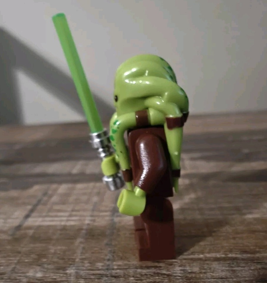 **NEW** LEGO Kit Fisto Jedi Master Minifigure With Custom Head | eBay