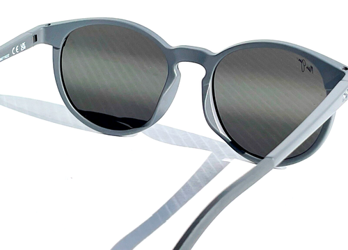 NEW Maui Jim KIAWE Grey Woodgrain Stripe POLARIZED Grey GLASS Sunglass ...