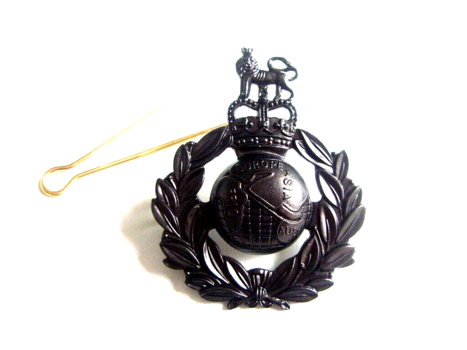 ROYAL MARINES COMMANDO QC BRONZE BERET CAP BADGE - SBS SFSG RM VETERAN ...