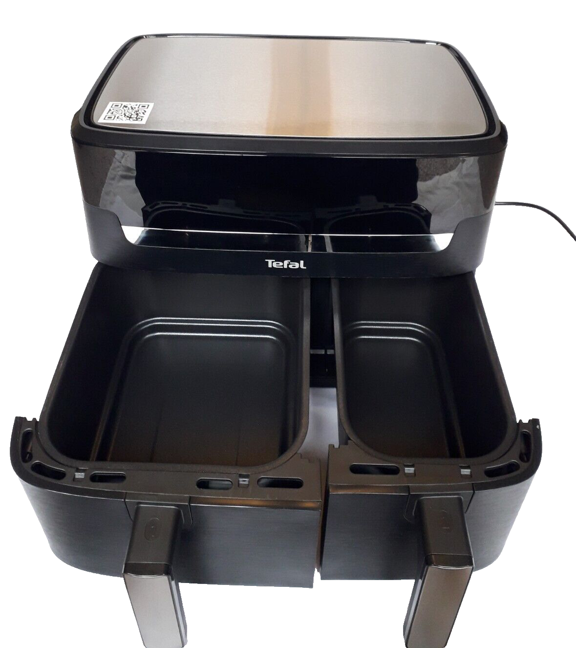 Tefal Air Fryer, Easy Fry Dual Zone Digital Air Fryer, 2 Drawers, 8.3L ...