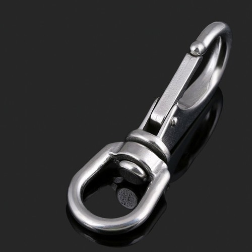 key Ring Swivel Lobster Clasps Clips Carabiner Snap Hook A2 Stainless ...