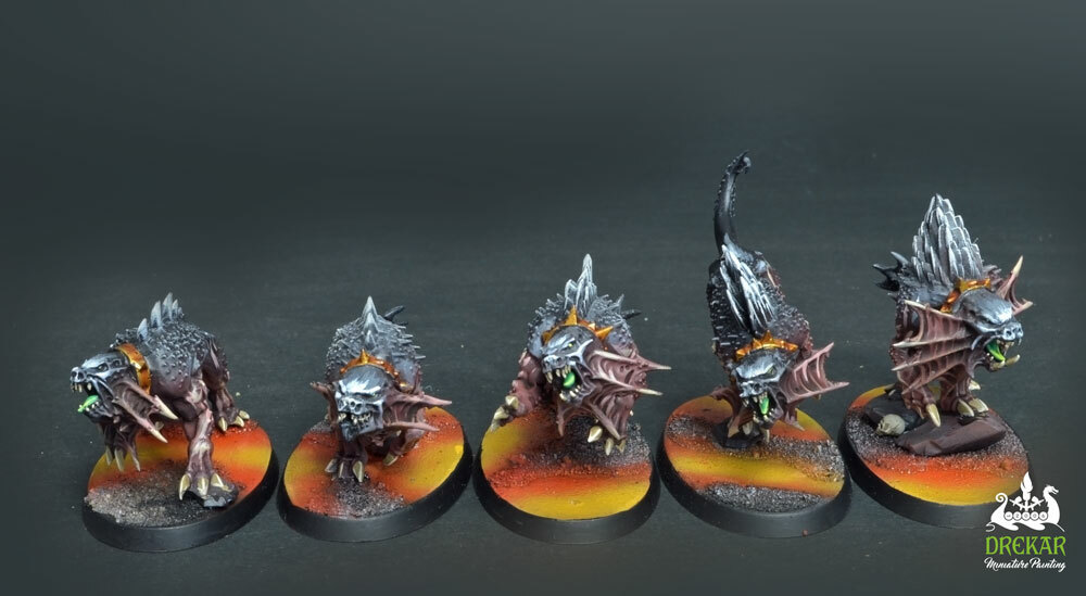 Infernal Flesh hounds of Khorne - age of sigmar ** COMMISSION ...