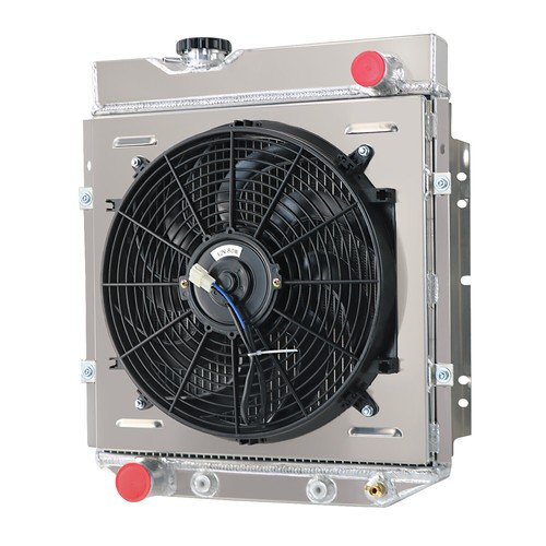 3 Rows Radiator+Shroud Fan For 1960-1966 65 Ford Mustang Falcon Mercury ...