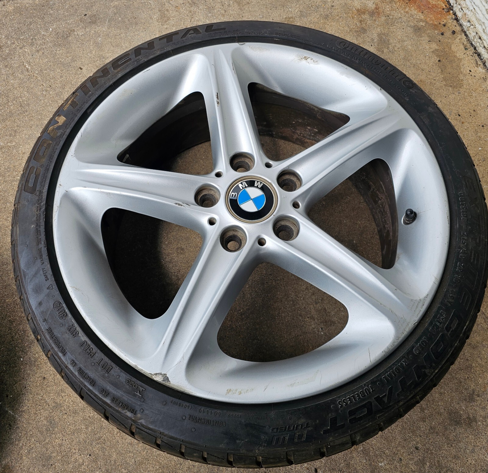 Front Left or Right Side 17 in Wheel Rim Star Spoke Style 264 OEM BMW ...