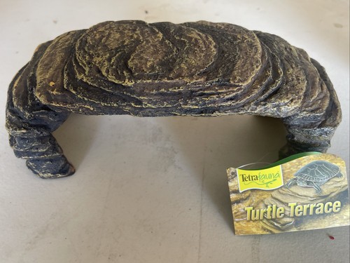 TetraFauna Turtle Reptile Habitat Tank Bridge Painted Rock Piece ...