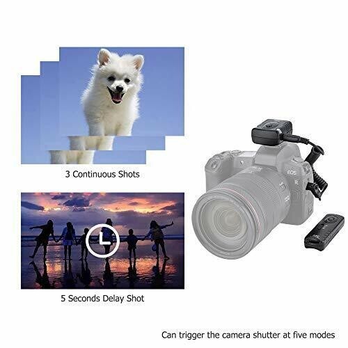 JJC Radio Wireless Remote Control for Canon EOS Rebel T6 T7 T5 T8i T7i ...