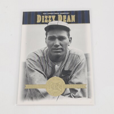 2001 Upper Deck Hall of Famers #7 Dizzy Dean St. Louis Cardinals | eBay