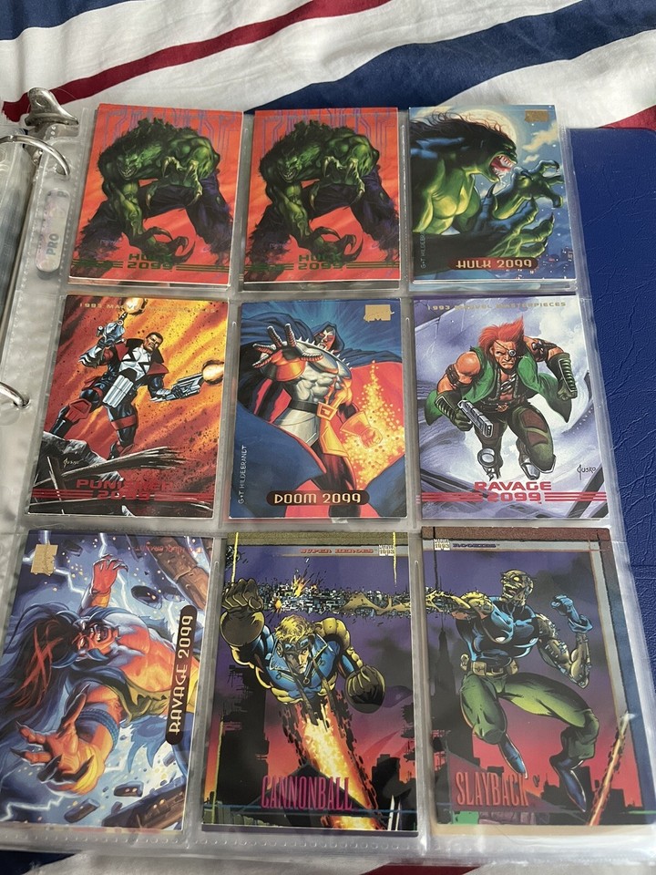 Huge 1990s Marvel Base & Insert Card Lot!! Spider-Man X-Men Fleer Flair ...