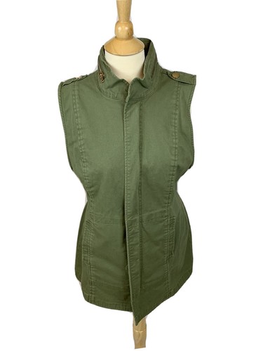 Cabi Utility Vest Women’s Size Small Explorer Green Zippered With ...