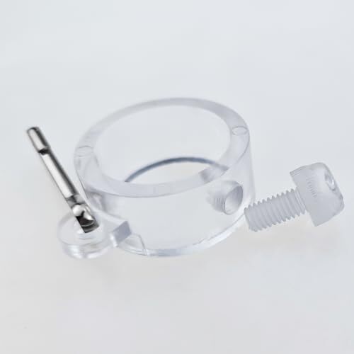 4 Pack Plastic Flag Pole Ring with Hook, Adjustable Flag Pole Rings ...