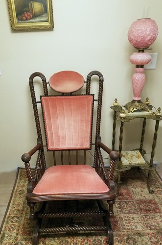 George Hunzinger Oak Barley Twist Rocking Chair Exceptional Design ...