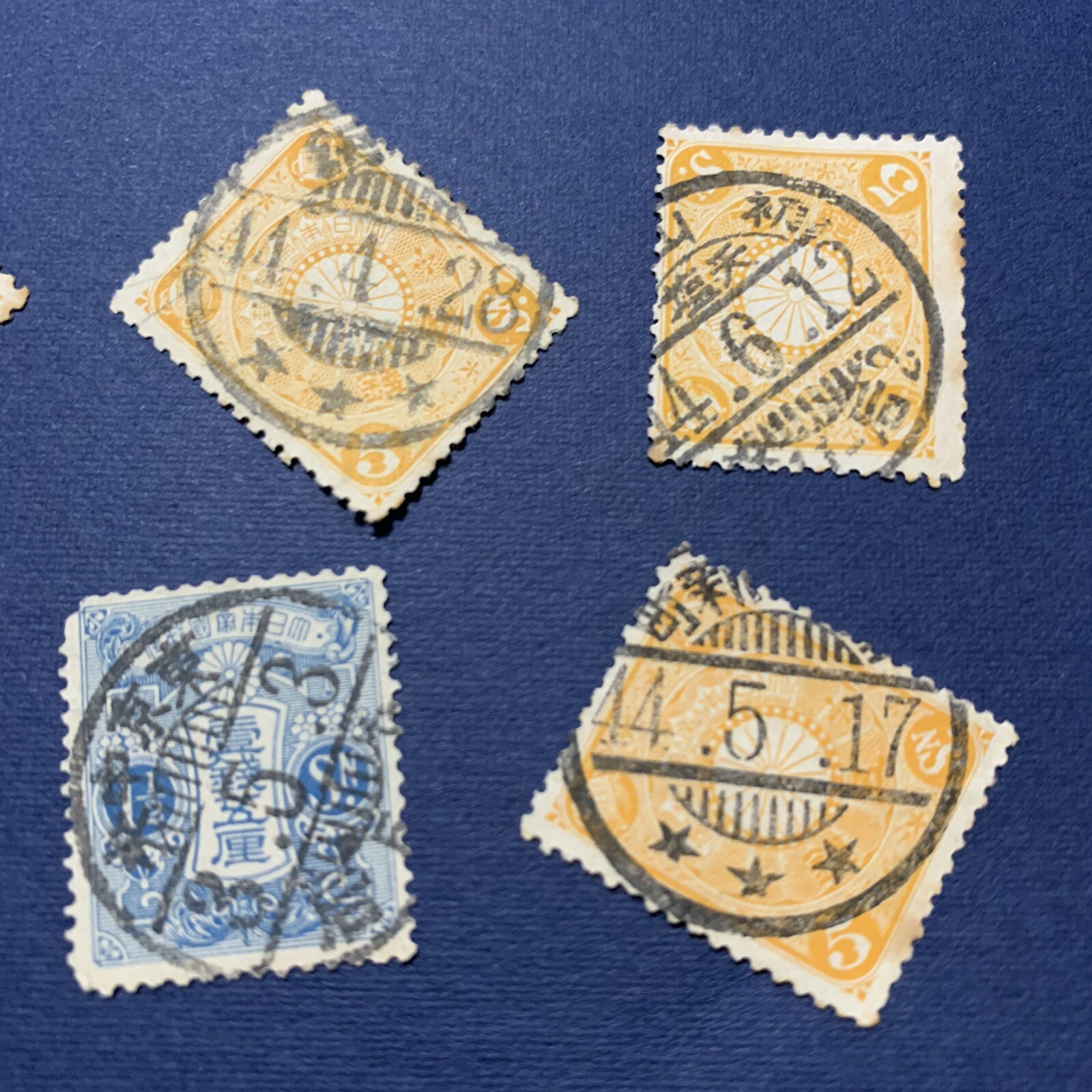 JAPAN STAMPS LOT SON CANCELS, BEAUTIFUL COLLECTION OF UNIQUE POSTMARKS ...