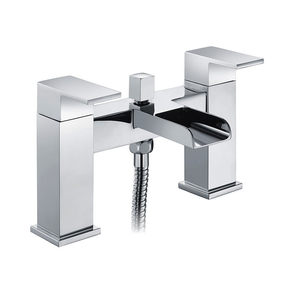 Waterfall Cascade Bathroom Taps, Basin Taps, Freestanding Bath Shower ...