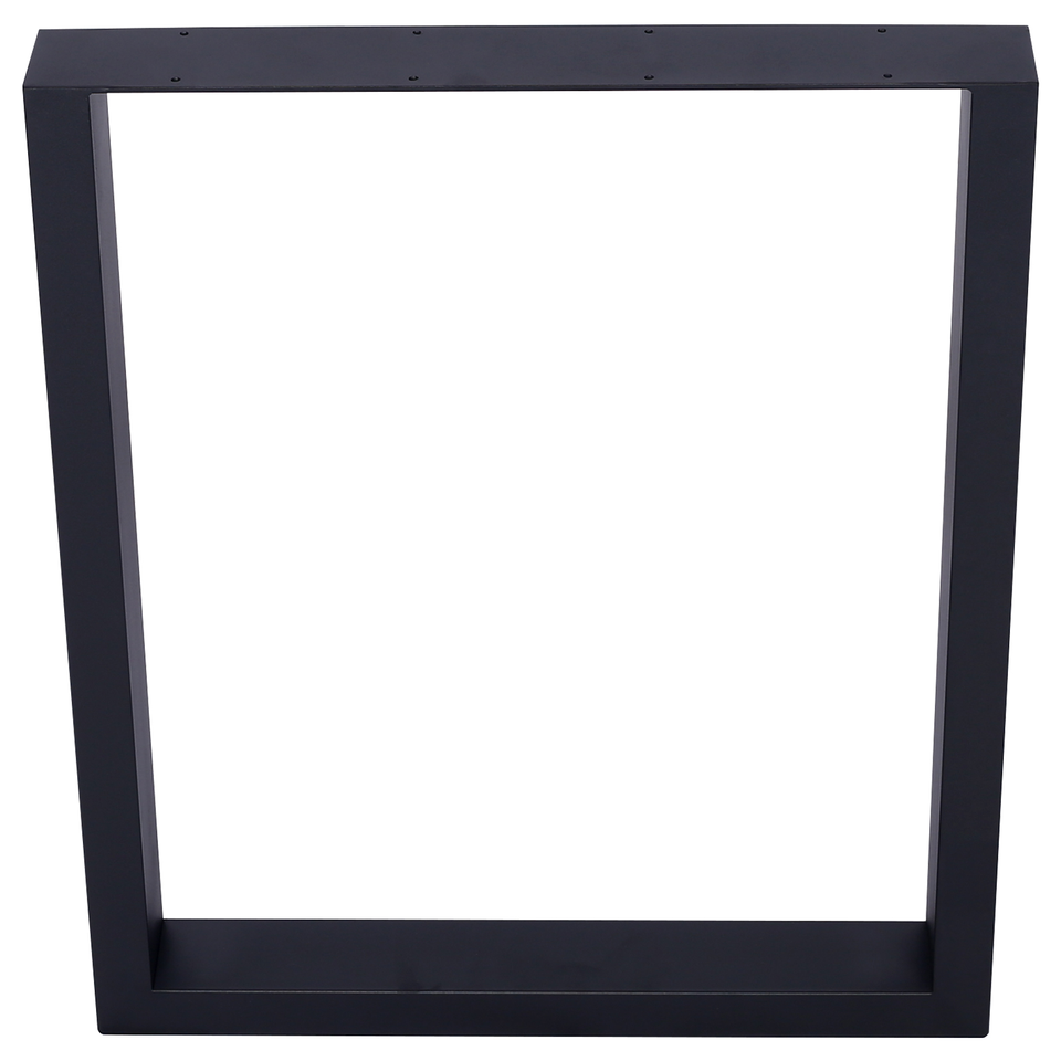 Square Table Legs 28x35, Wide Metal Desk Legs, Heavy Duty Steel, Dining ...