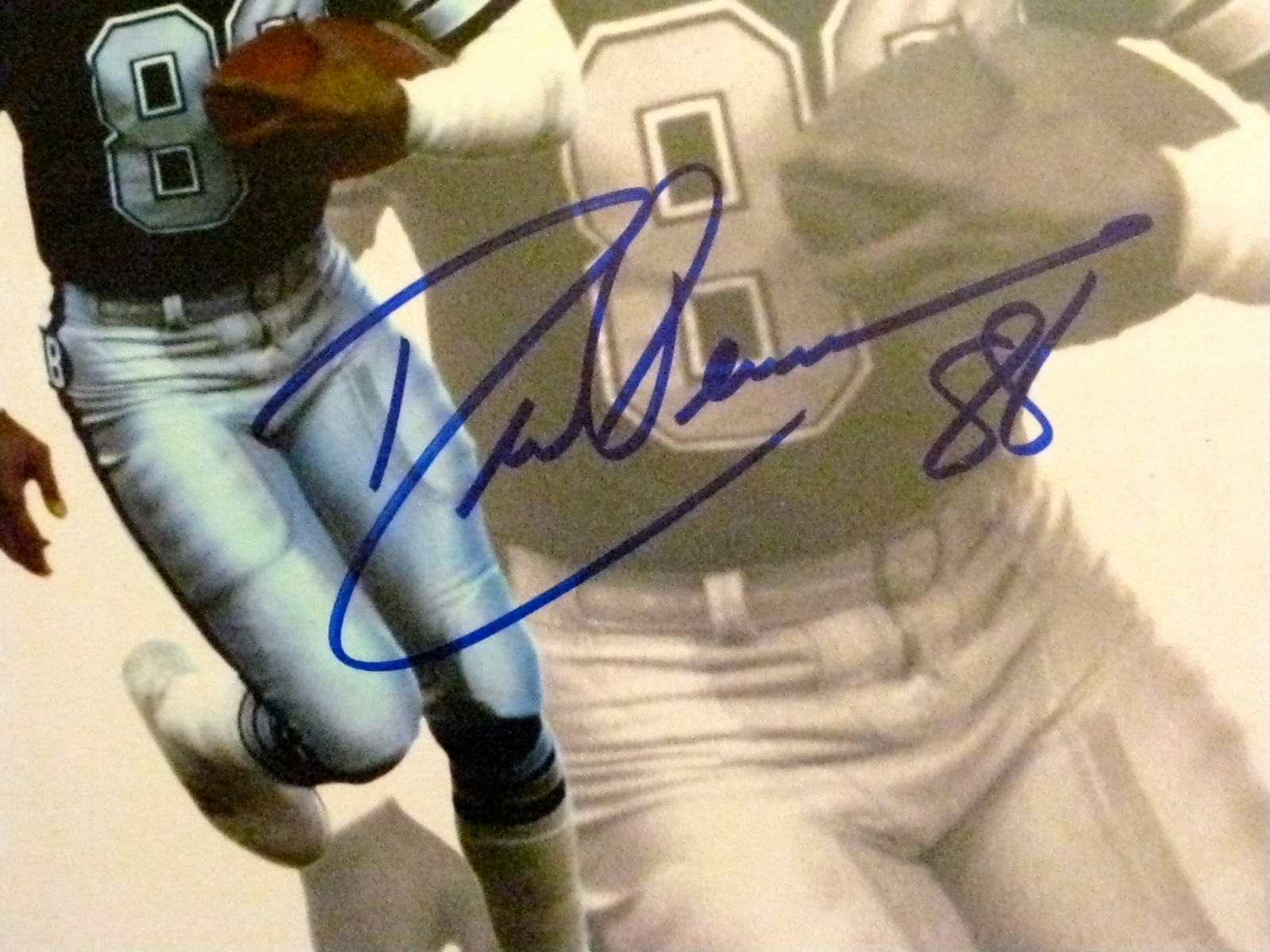DREW PEARSON AUTOGRAPHED 8X10 PHOTO NFL DALLAS COWBOYS SUPER BOWL CHAMP ...