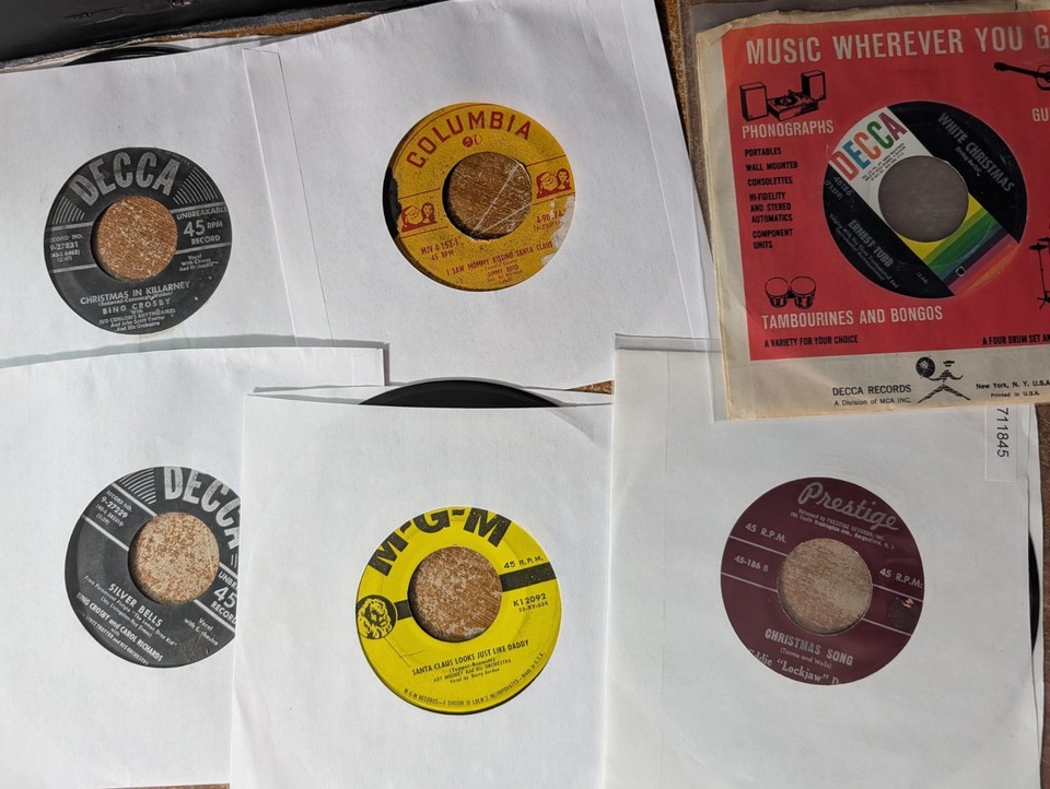 50+ Records 45rpm James Brown Muddy Waters Santo Johnny Otis Redding ...